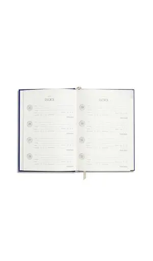 Papier Bibliotheque Reading Journal In Blue