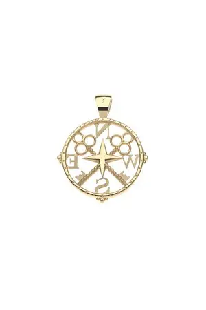 JANE WIN Forever Jw Cutout Pendant Coin