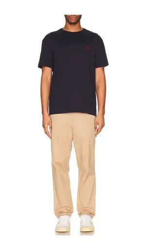 Polo Ralph Lauren Crewneck T-shirt In Blue - Ink