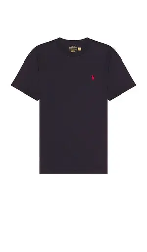 Polo Ralph Lauren Crewneck T-shirt In Blue - Ink