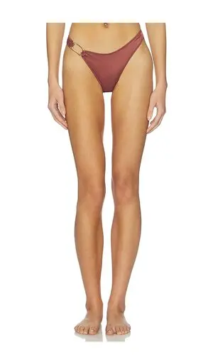 TROPIC OF C Ona Curve Bikini Bottom - Chestnut
