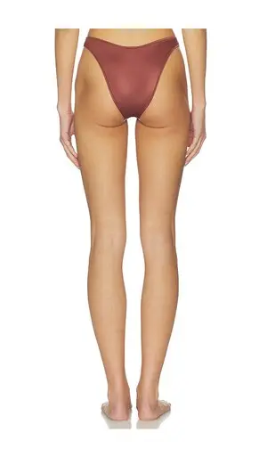 TROPIC OF C Ona Curve Bikini Bottom - Chestnut