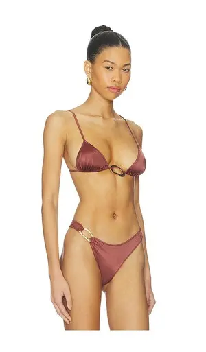TROPIC OF C Ona Equator Triangle Bikini Top