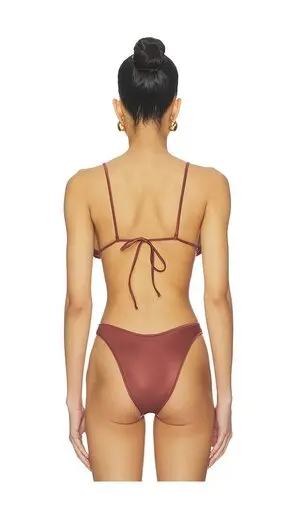 TROPIC OF C Ona Equator Triangle Bikini Top