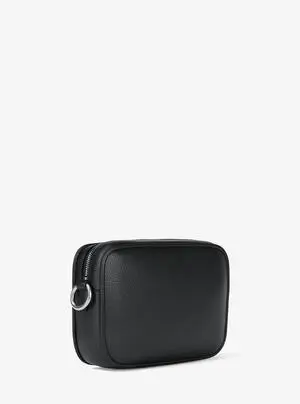 Michael Kors Jet Set Large Pebbled Leather Camera Crossbody Bag