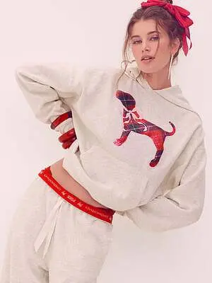 Pink X Loveshackfancy Oversized Hoodie