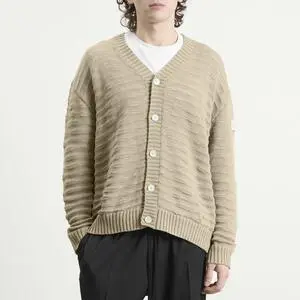 MAISON MARGIELA Cotton Ribbed Open Weave Cardigan