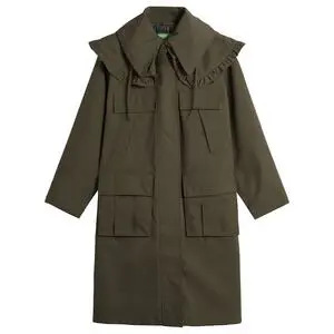 Barbour X Ganni Waterproof Parka Jacket