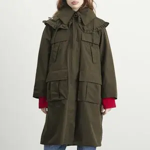 Barbour X Ganni Waterproof Parka Jacket