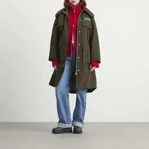 Barbour X Ganni Waterproof Parka Jacket