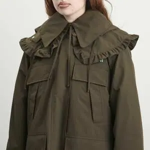 Barbour X Ganni Waterproof Parka Jacket