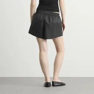 MAISON MARGIELA Leather Boxer Shorts - Black