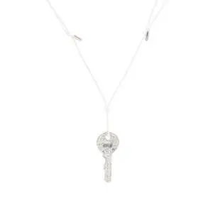 MAISON MARGIELA Key Pendant Necklace - Silver
