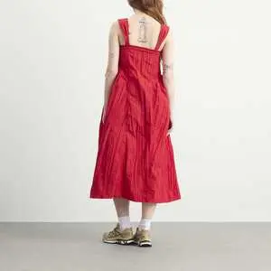 DAMSON MADDER Elina Midi Dress - Red