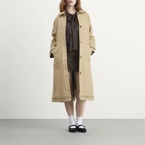MY MUM MADE IT Tailored Gather Trench Coat