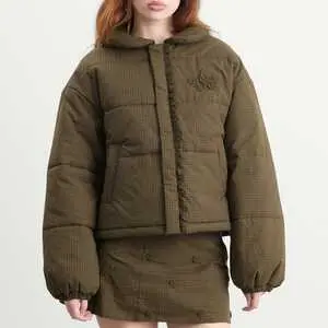 MY MUM MADE IT Rosette Puffer Jacket