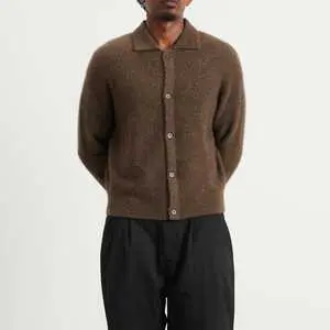 PERCIVAL Archive Soft Knitted Collared Cardigan
