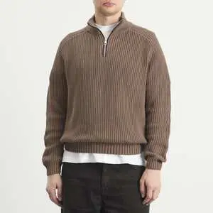 RONNING Quarter Zip Fisherman Sweater