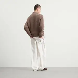 RONNING Quarter Zip Fisherman Sweater