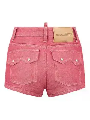 Dsquared2 Logo-patch Denim Shorts