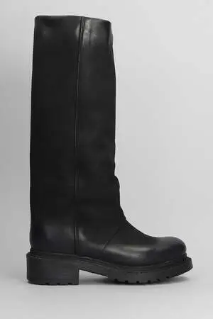 METISSE Low Heel Boots - Black