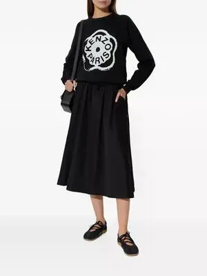 Kenzo Logo-detail Midi Skirt