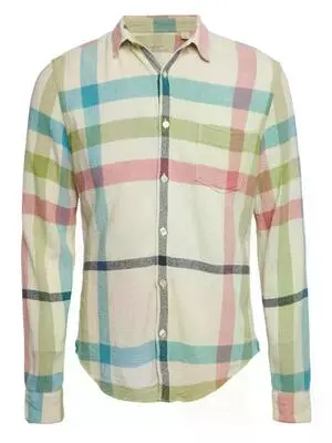 Burberry Checked Shirt - Neutrals