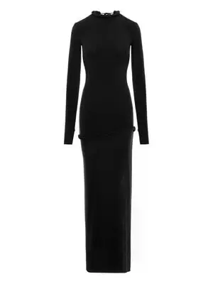 Manuri High Neck Evening Dresses