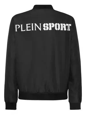 PLEIN SPORT Scratch Bomber Jacket - Black