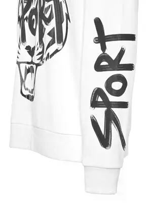 PLEIN SPORT Graphic Hoodie - White