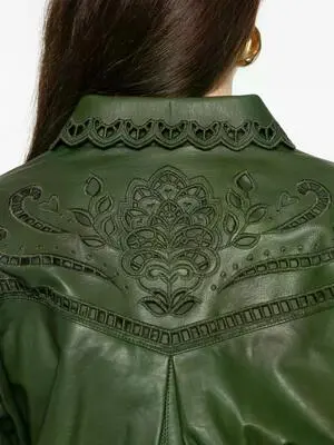 Farm Rio Richelieu Heart Embroidered Jacket
