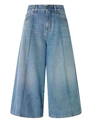 Pinko Seam Denim Wide Leg Jeans
