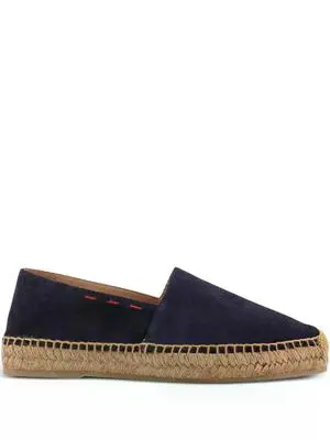Kiton Contrast Stitching Loafers