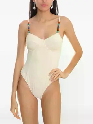 BRIGITTE Beaded-strap Swimsuit