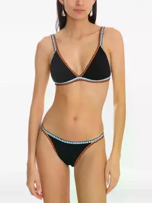 BRIGITTE Contrast-trim Triangle Bikini