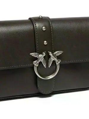 Pinko Studded Buckle Cross Body Bag