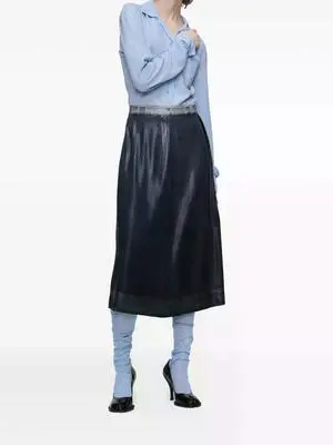 MAISON MARGIELA Textured Midi Skirt