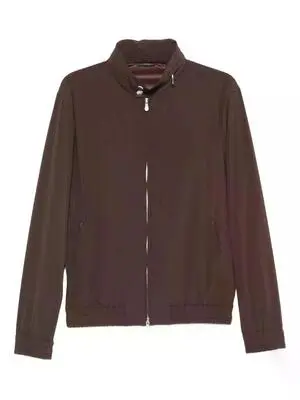 Brunello Cucinelli Zip Bomber Jacket - Brown