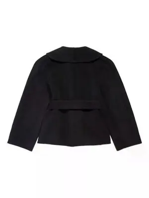 Balenciaga Belted Wrap Jacket - Black