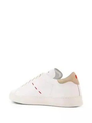 Kiton Stitch-detail Sneakers - White