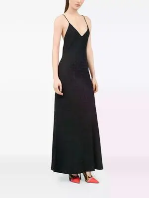 Roberto Cavalli V-neck Maxi Dress
