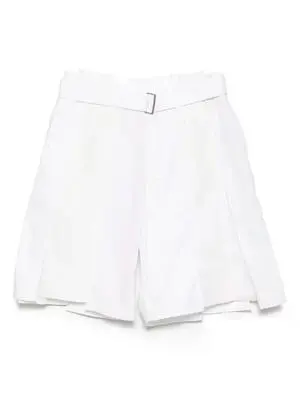 SONGZIO Belted Vertical Shorts