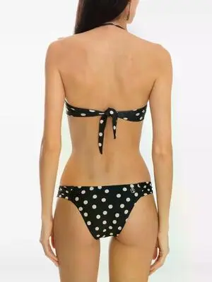 BRIGITTE Shell-detail Polka Dot Bikini