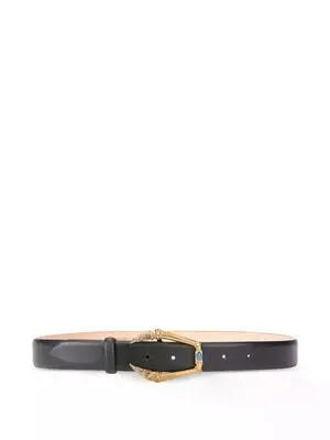 Roberto Cavalli Embellished Buckle Belt - Black