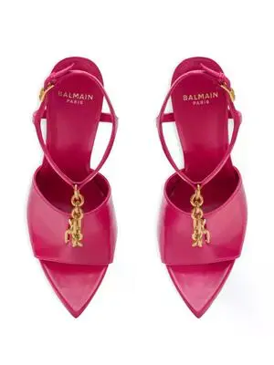 Balmain Sync Pointed-toe Sandals - Pink