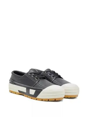 DIESEL® Lace-up Moccasin Sneakers - Black