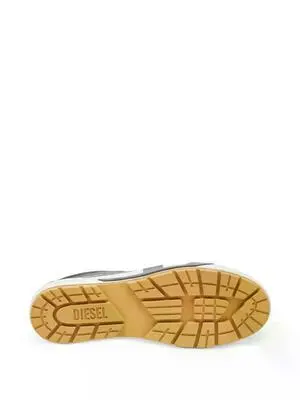 DIESEL® Lace-up Moccasin Sneakers - Black