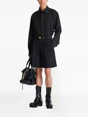 Balmain Long-sleeve Concealed-fastening Shirt