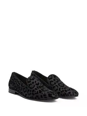 Roberto Cavalli Leopard Print Loafers