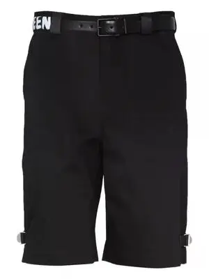 Alexander Mcqueen Belted Shorts For Men